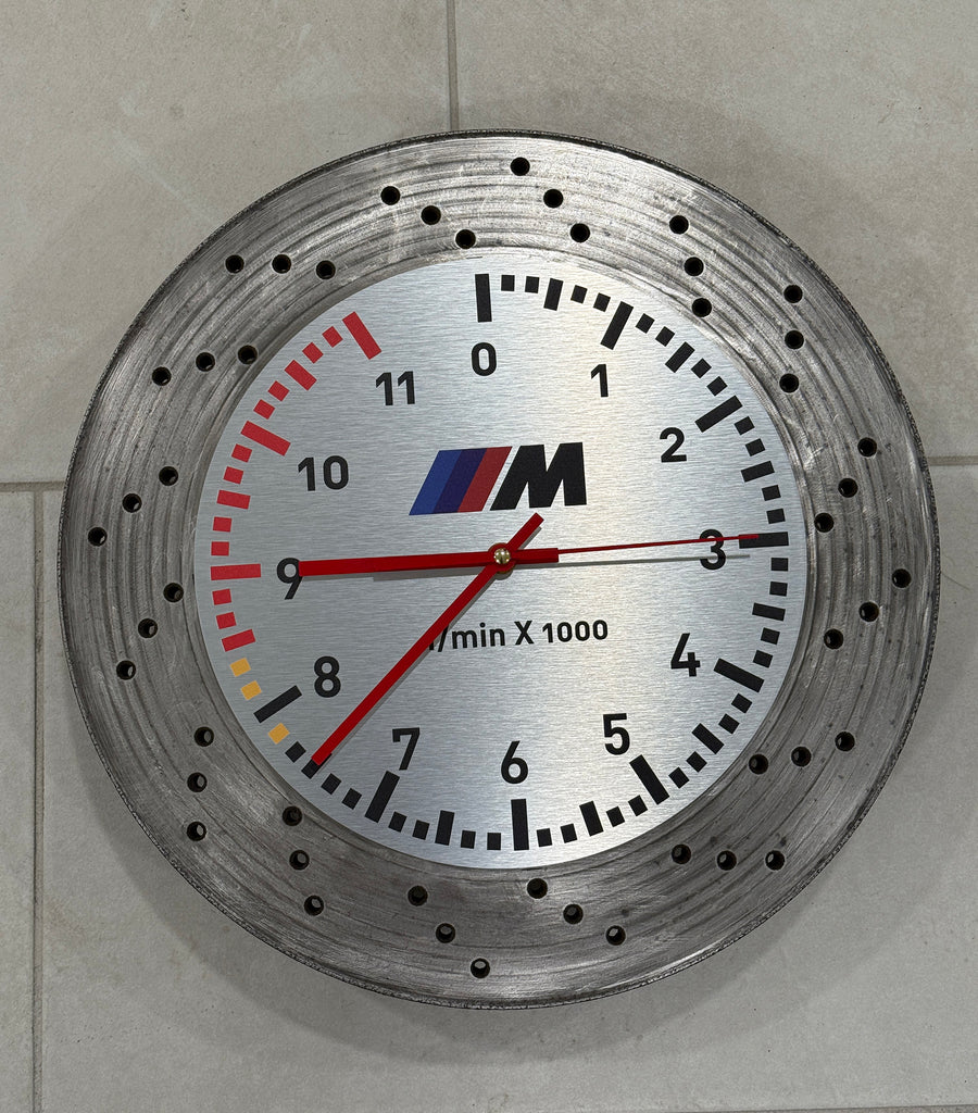 BMW M Inspired Brake Rotor Wall Clock – Gifts Amplified